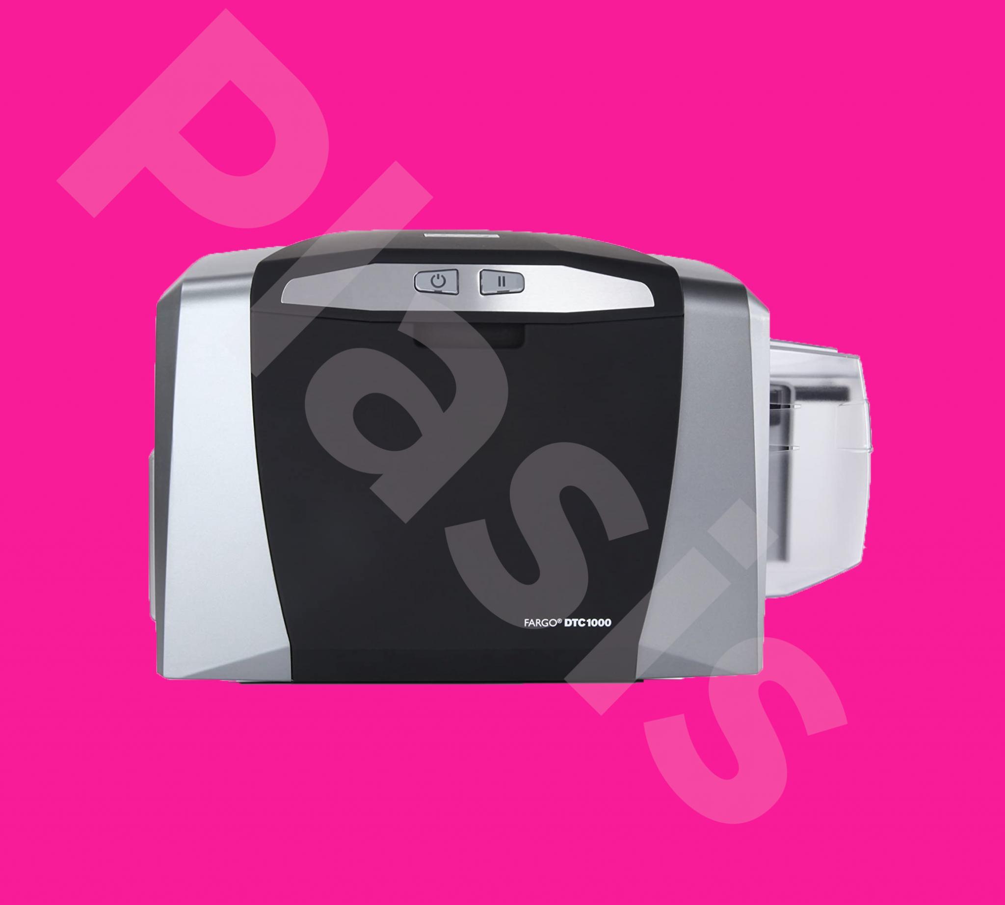 Fargo DTC1000 renkli plastik PVC kart yazıcı card printer - Plasis